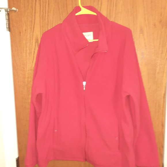 Jackets & Coats | Jane Ashley Candy Apple Red Jacket Xl | Poshmark